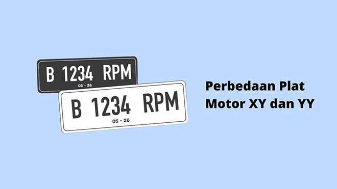Perbedaan Plat Motor XY dan YY dan Aturan Pakainya